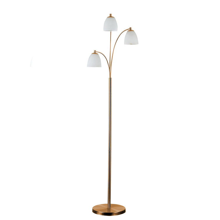 MiniSun 63.8cm Polished Copper Uplighter Floor Lamp | Wayfair.co.uk