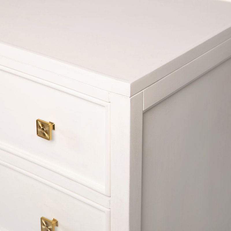 ellahome Grayson Solid Wood 3 - Drawer Accent Chest | Perigold