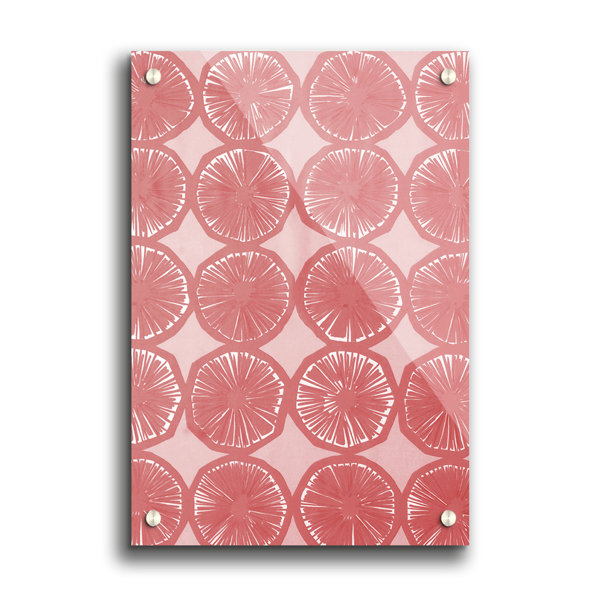 East Urban Home Segment Intervention Pink Contemporary - No Frame Art ...