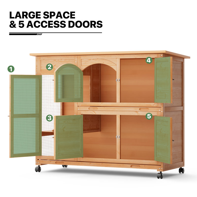 Tucker Murphy Pet™ Weather Resistant Small Animal Portable Cage Rabbit ...