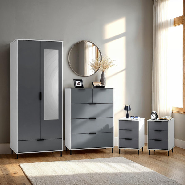 17 Stories Roseanne 4 Piece Bedroom Set | Wayfair.co.uk