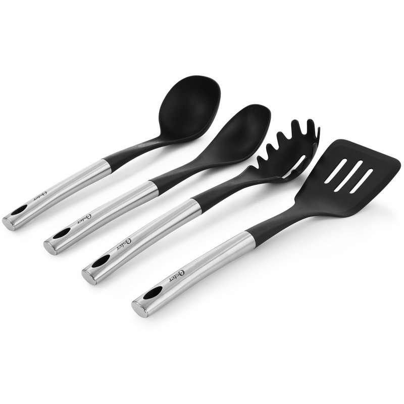 Oster Baldwyn 12 Piece Stainless Steel and Nylon Kitchen Tool and ...