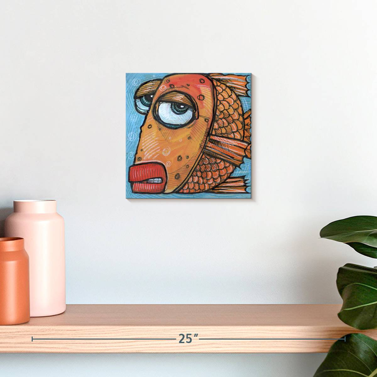 Ebern Designs Brampt Frowning Fish | Wayfair