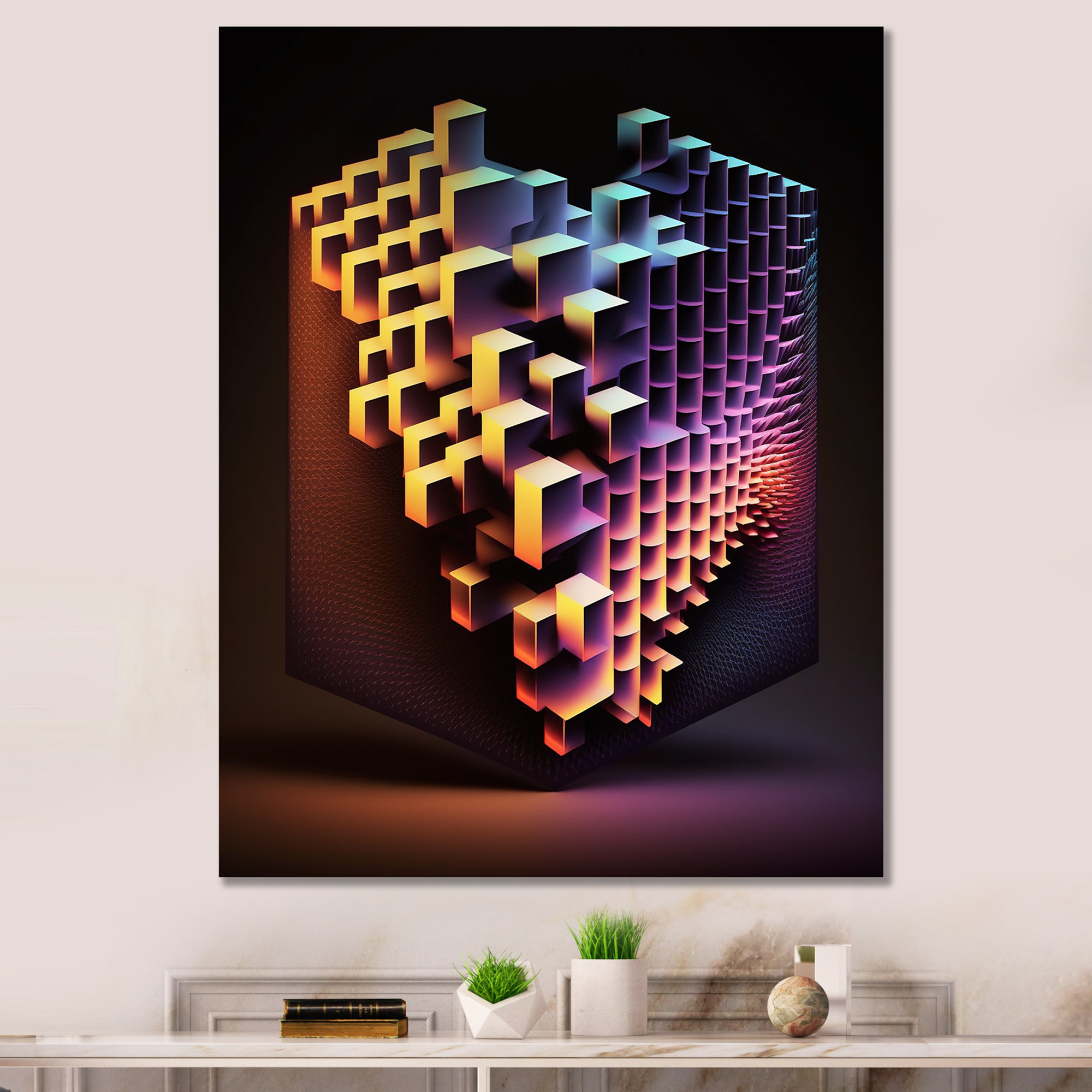 Ivy Bronx Multidimensional Luminogram II - Print - Wayfair Canada