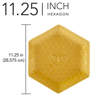 Certified International French Bees Set of 4 Embossed Honeycomb Dinner ...