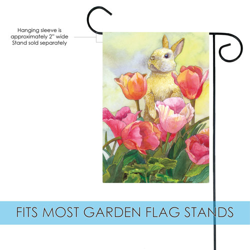 Toland Home Garden Double Sided 18'' H x 12.5'' W Polyester Easter ...