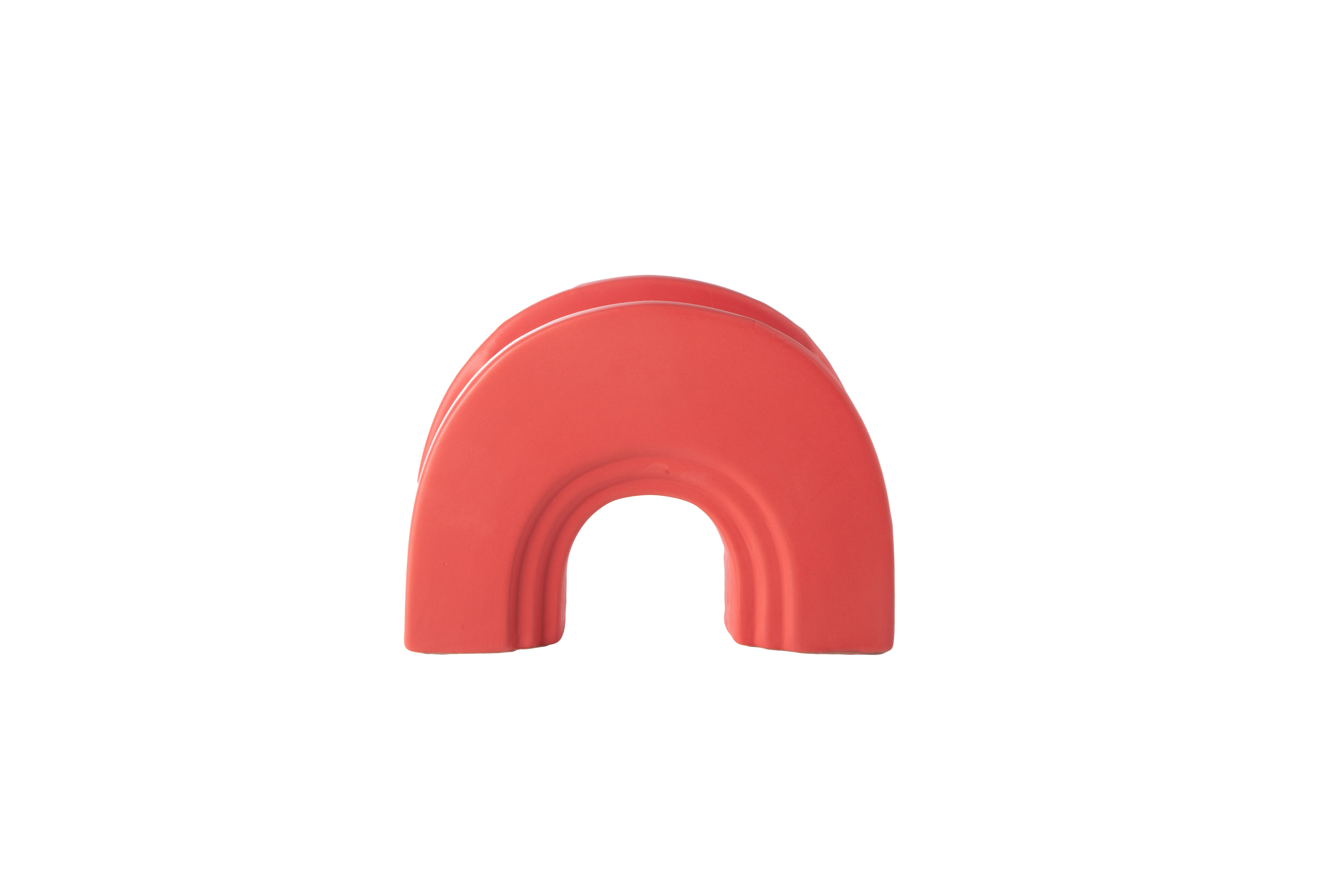 Wrought Studio™ Ceramic Arc Vase with Top Opening and Archway Stair ...