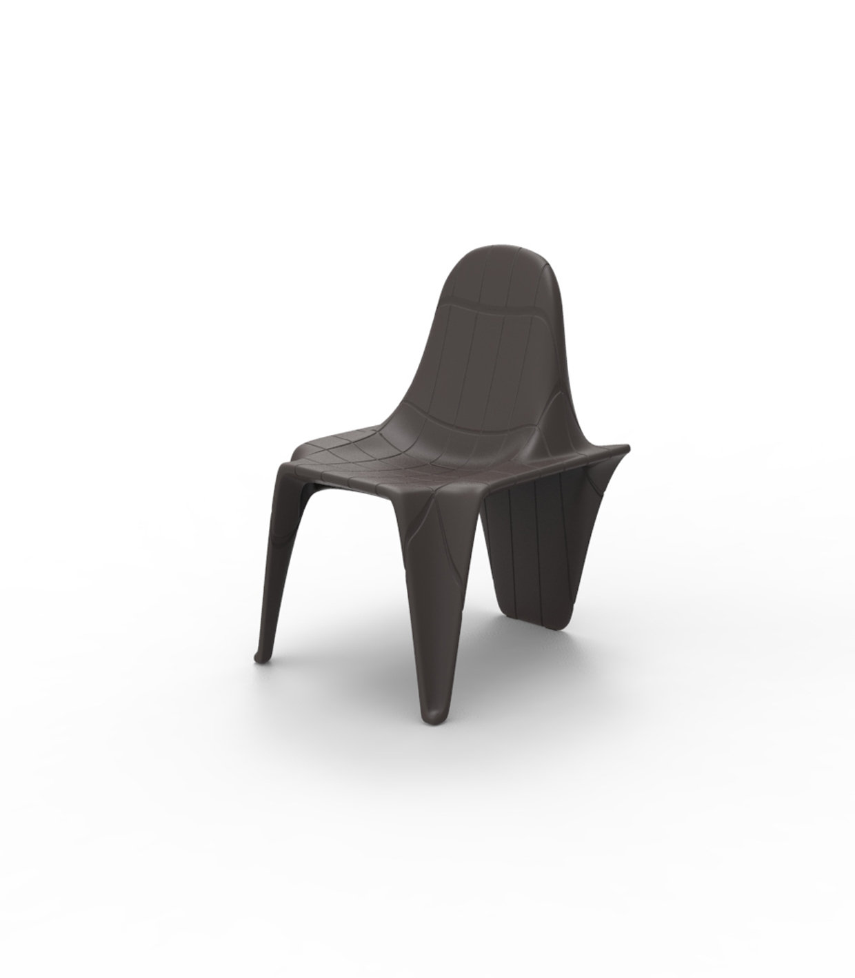 Vondom F3 Stacking Patio Dining Side Chair | Perigold