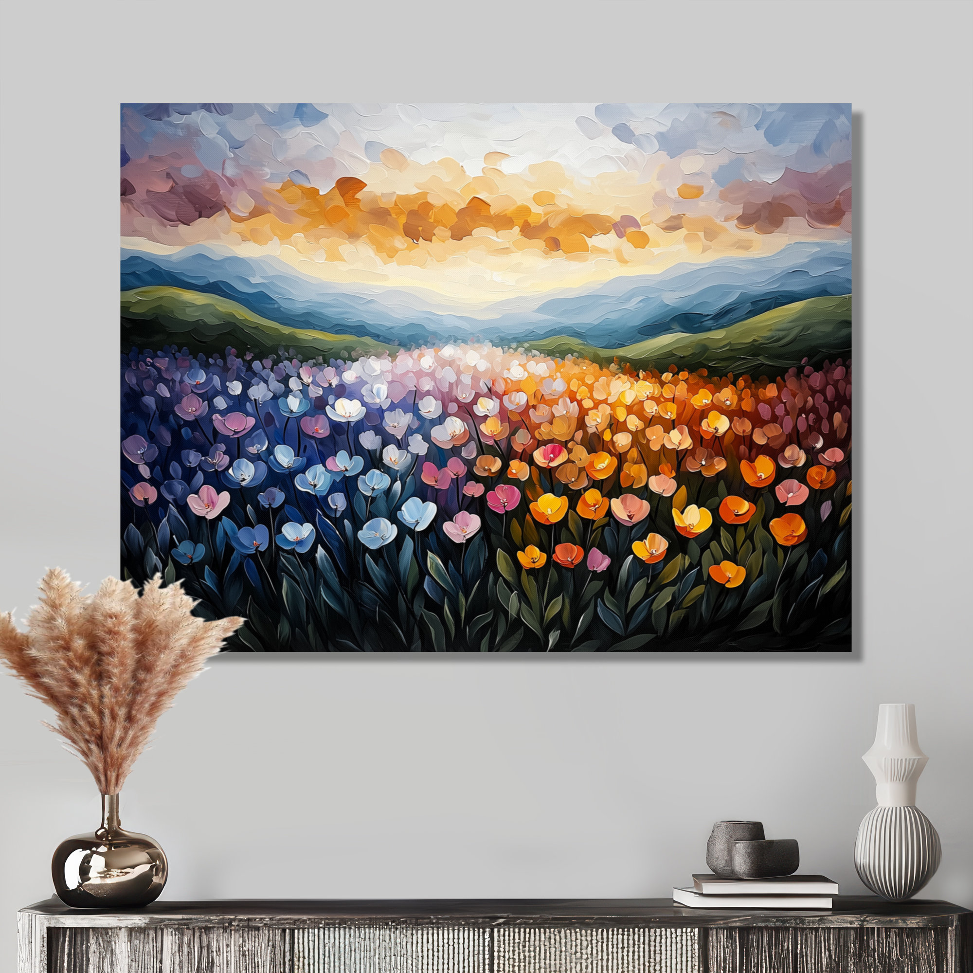 Winston Porter Abstract Landscapes 4 Seasons Landscape - Abstract ...