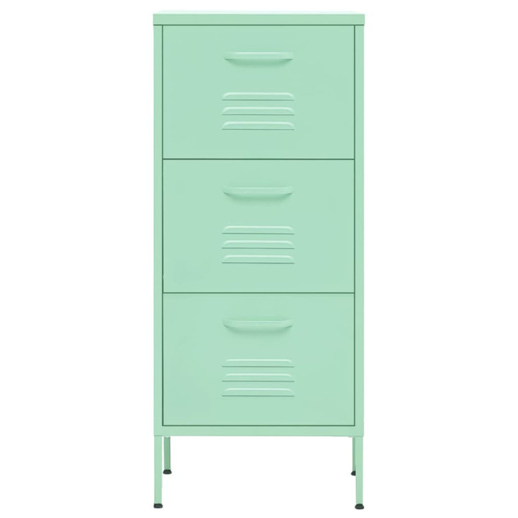 Borough Wharf Lawhorn 42.5cm Wide 3 -Drawer Steel File Cabinet ...