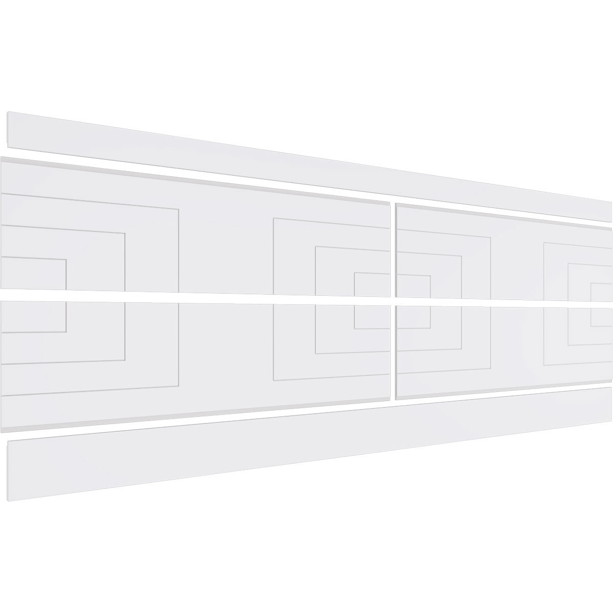 Ekena Millwork PVC Wainscot Paneling Kit | Wayfair