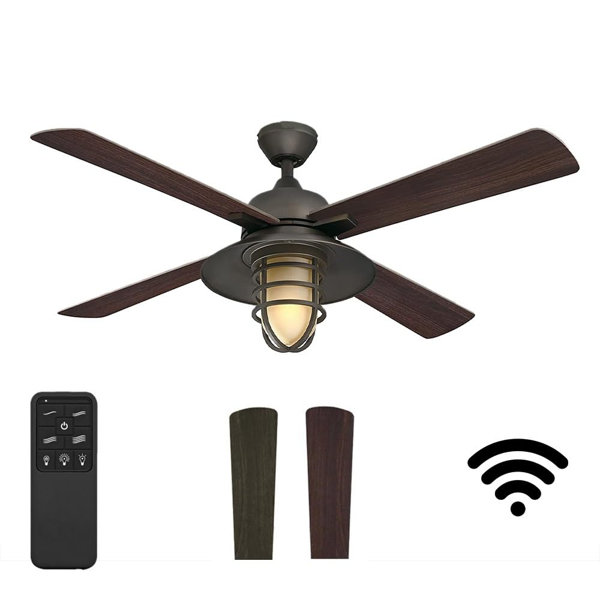 Breakwater Bay 52-inch Ceiling Fans with Lights - Smart Ceiling Fan for ...
