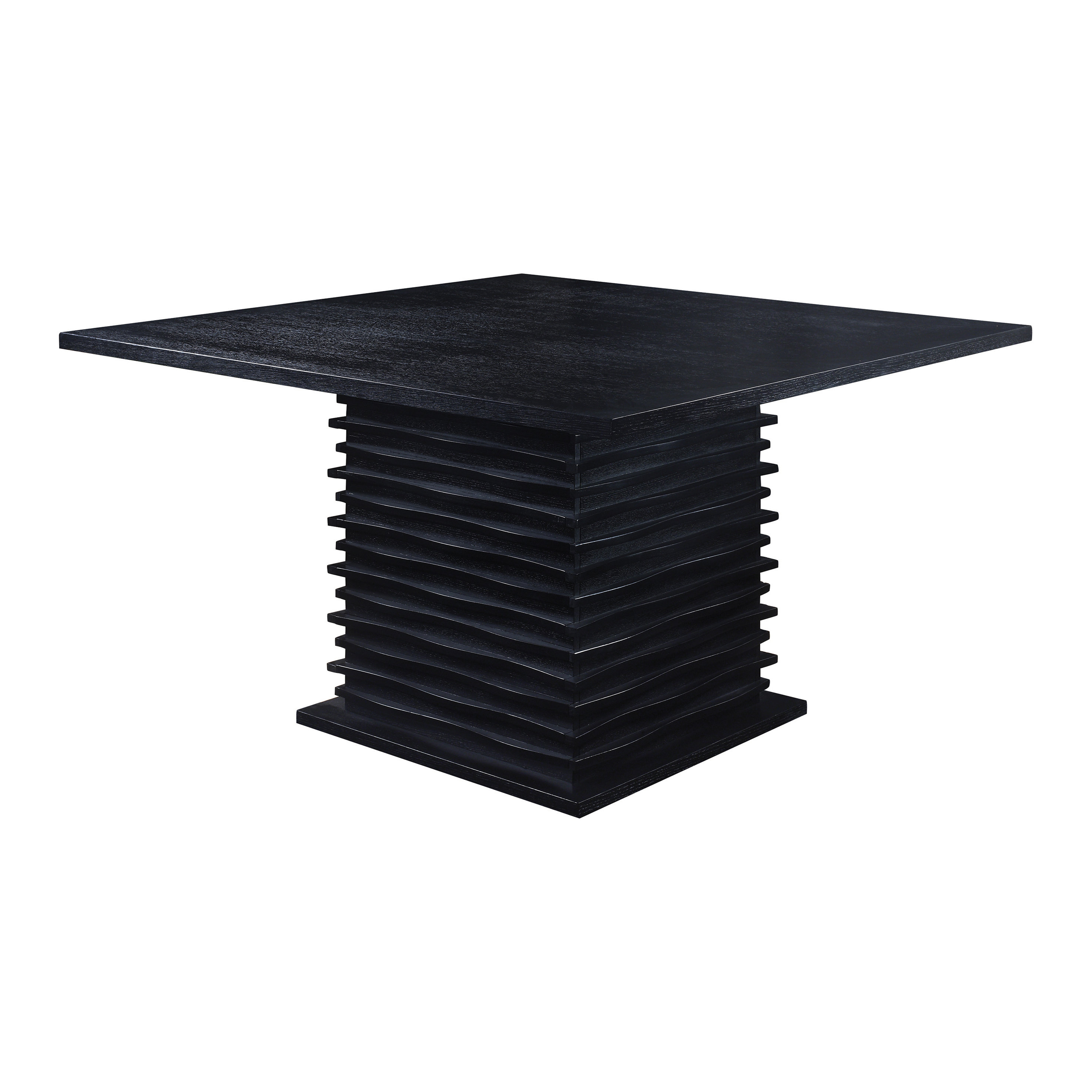Hokku Designs Quantis Square Counter Height Table in Black | Wayfair