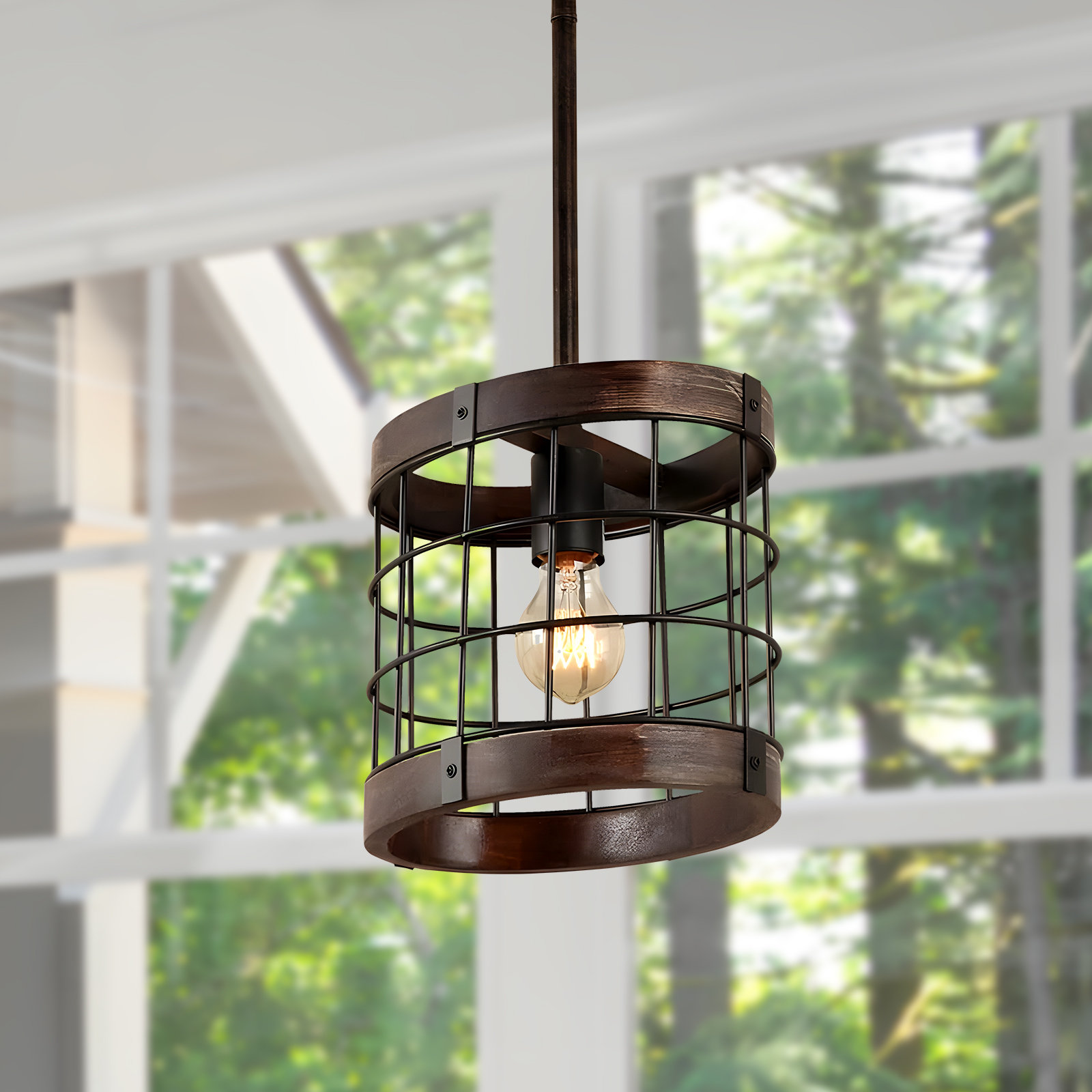 Williston Forge Kayenta 1 - Light Single Pendant Lighting Fixture | Wayfair