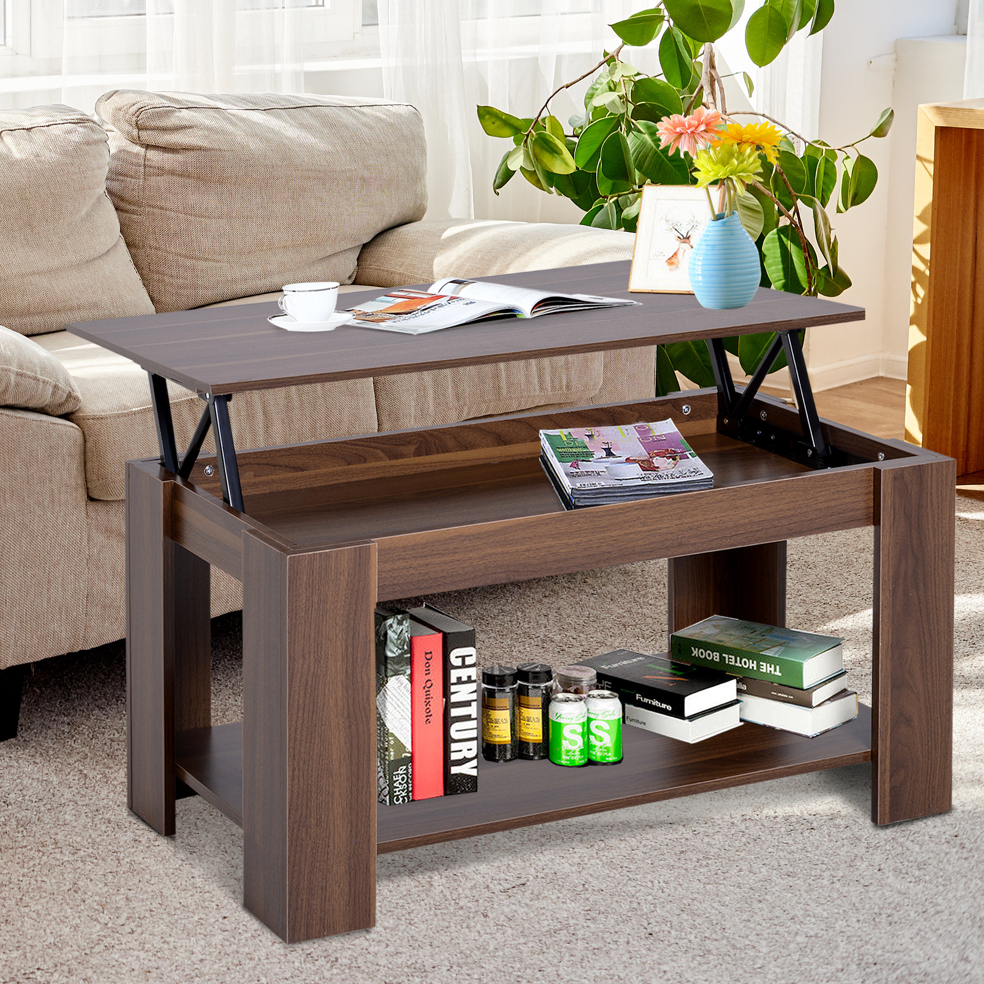 Latitude Run® Ahaan Lift Top Coffee Table & Reviews - Wayfair Canada