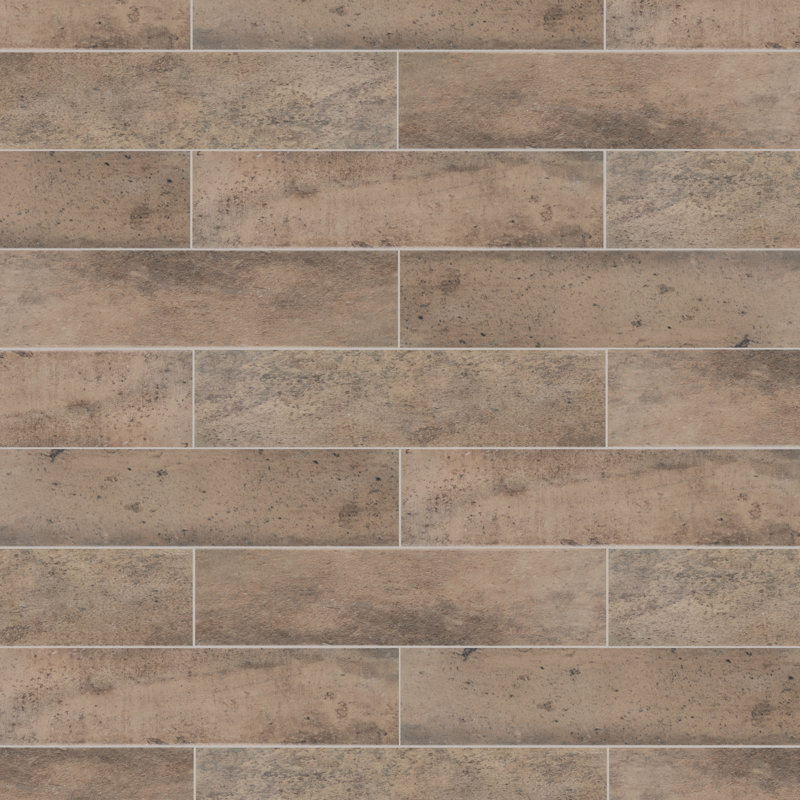 Merola Tile Capri 3" x 10" Porcelain Stone Look Subway Wall Floor Use ...
