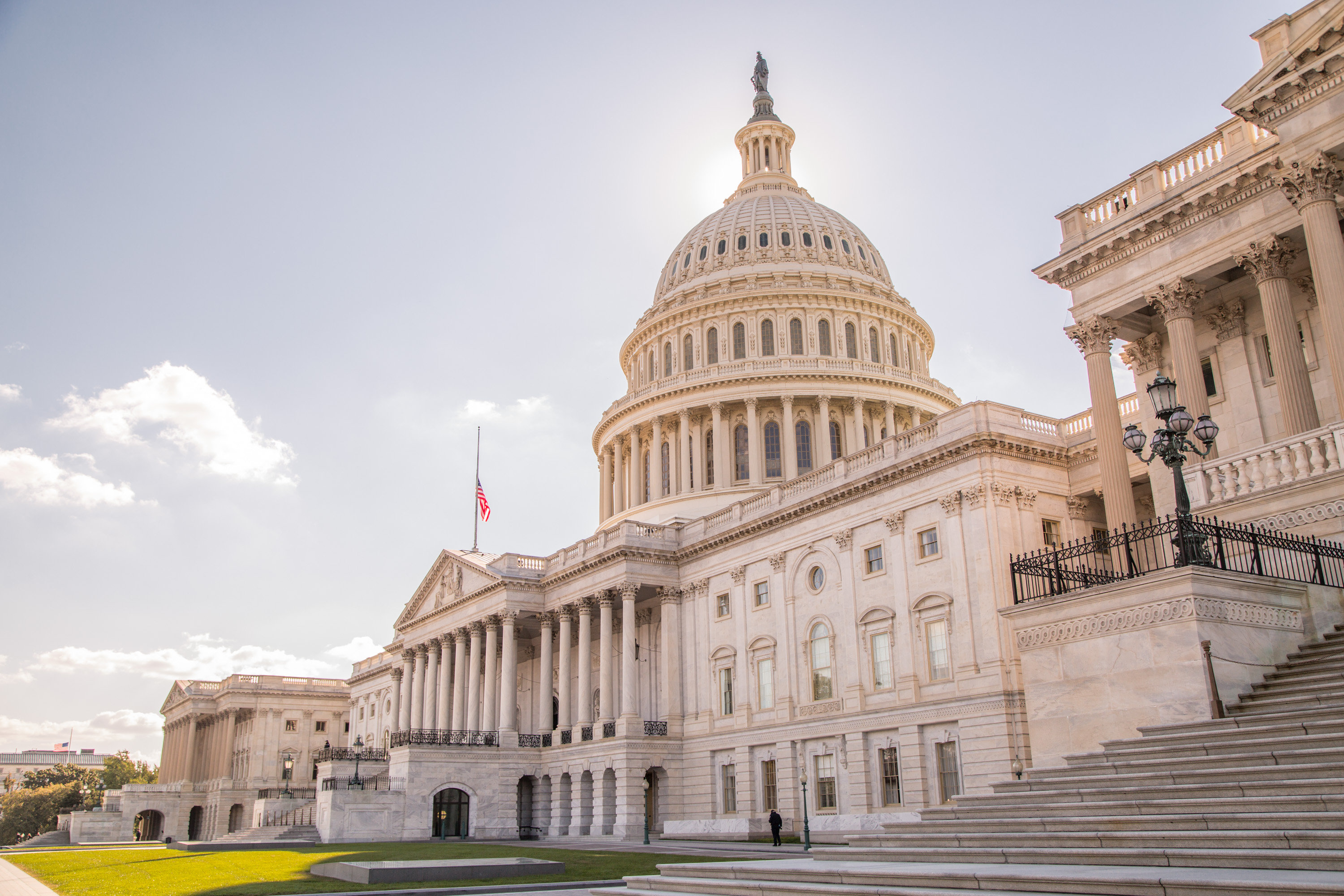Latitude Run® U.S. Capitol Building - Rear Warm | Wayfair