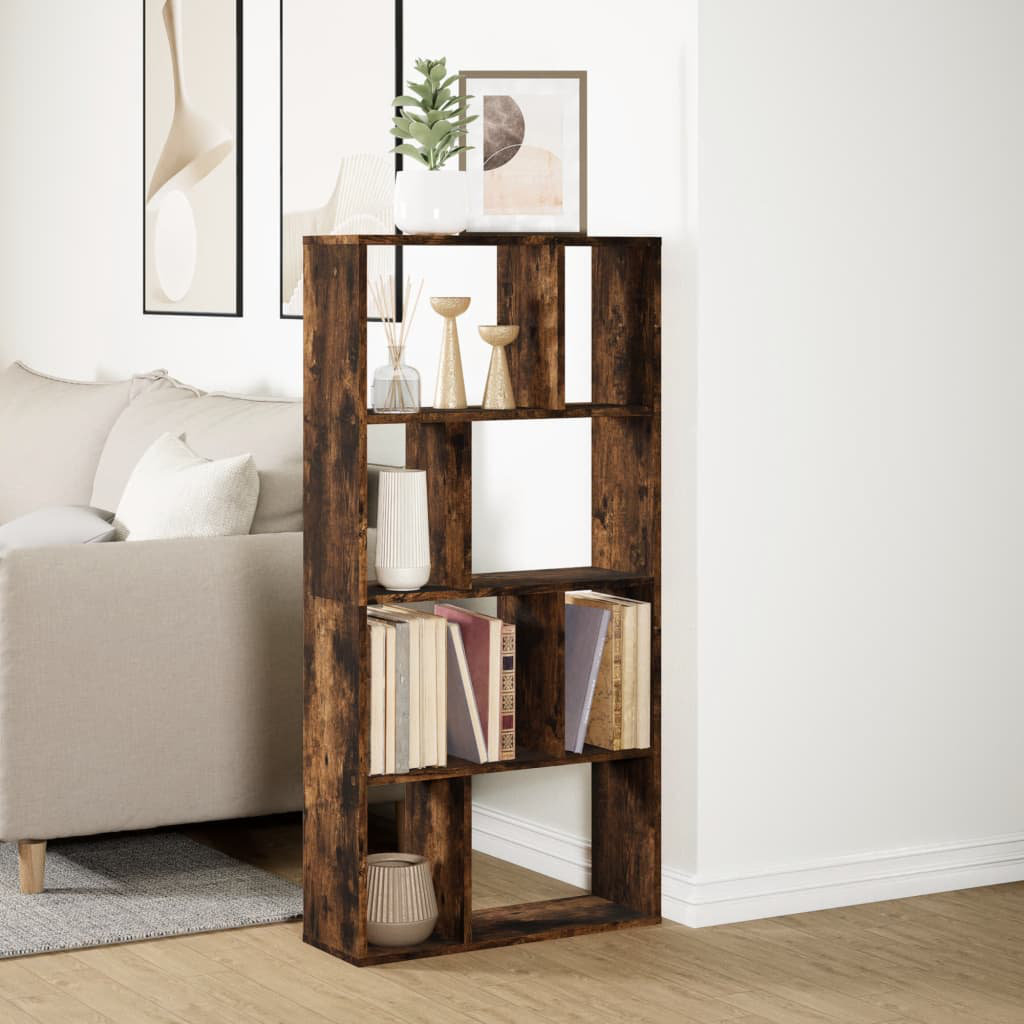 vidaXL Bookcase Engineered Wood Medium Bookcase Rectangular | Wayfair