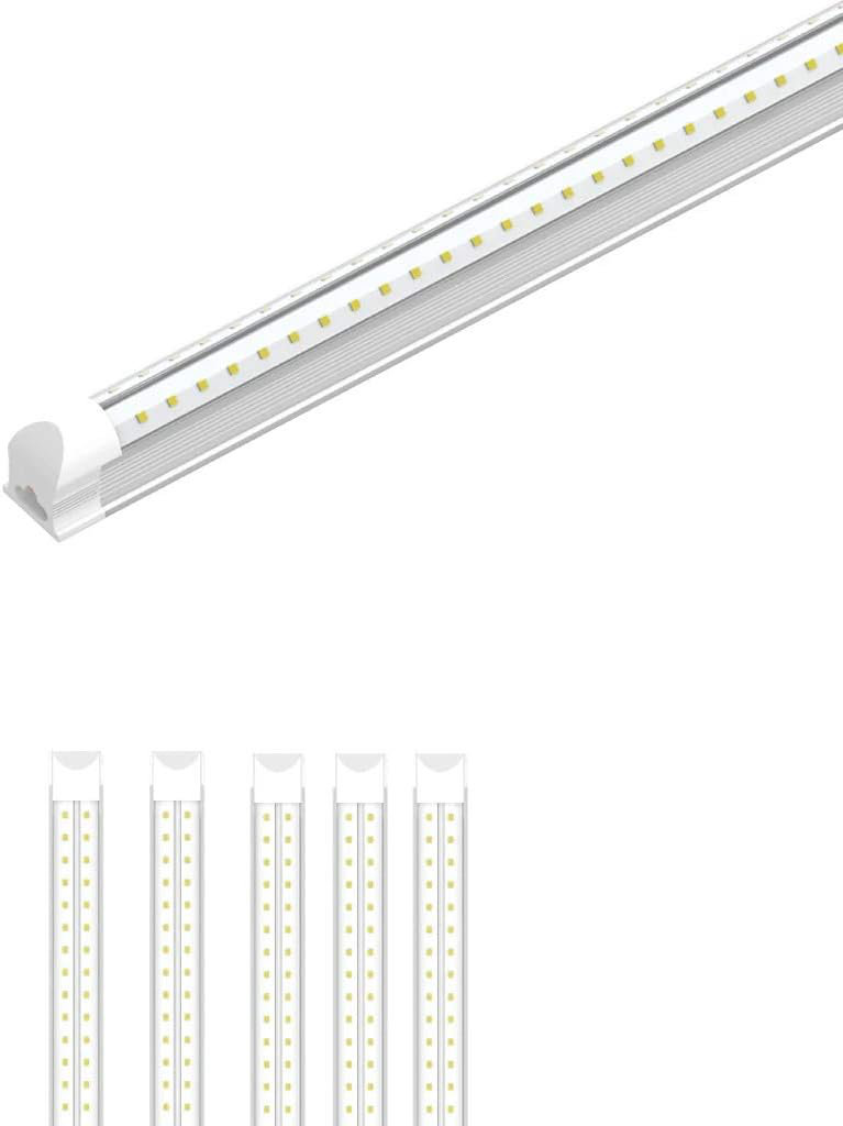 Wen Lighting 60W 8Ft T8 V Shape Integrated LED Tube Light Plug And Play ...