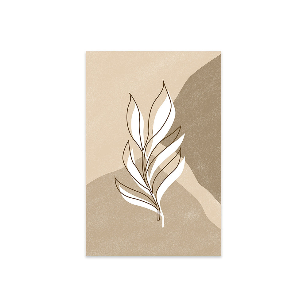 George Oliver Abstract Plant Line Art by Tysee Ciage - Unframed Graphic ...