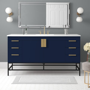 Gold Bathroom Vanities You'll Love | Wayfair