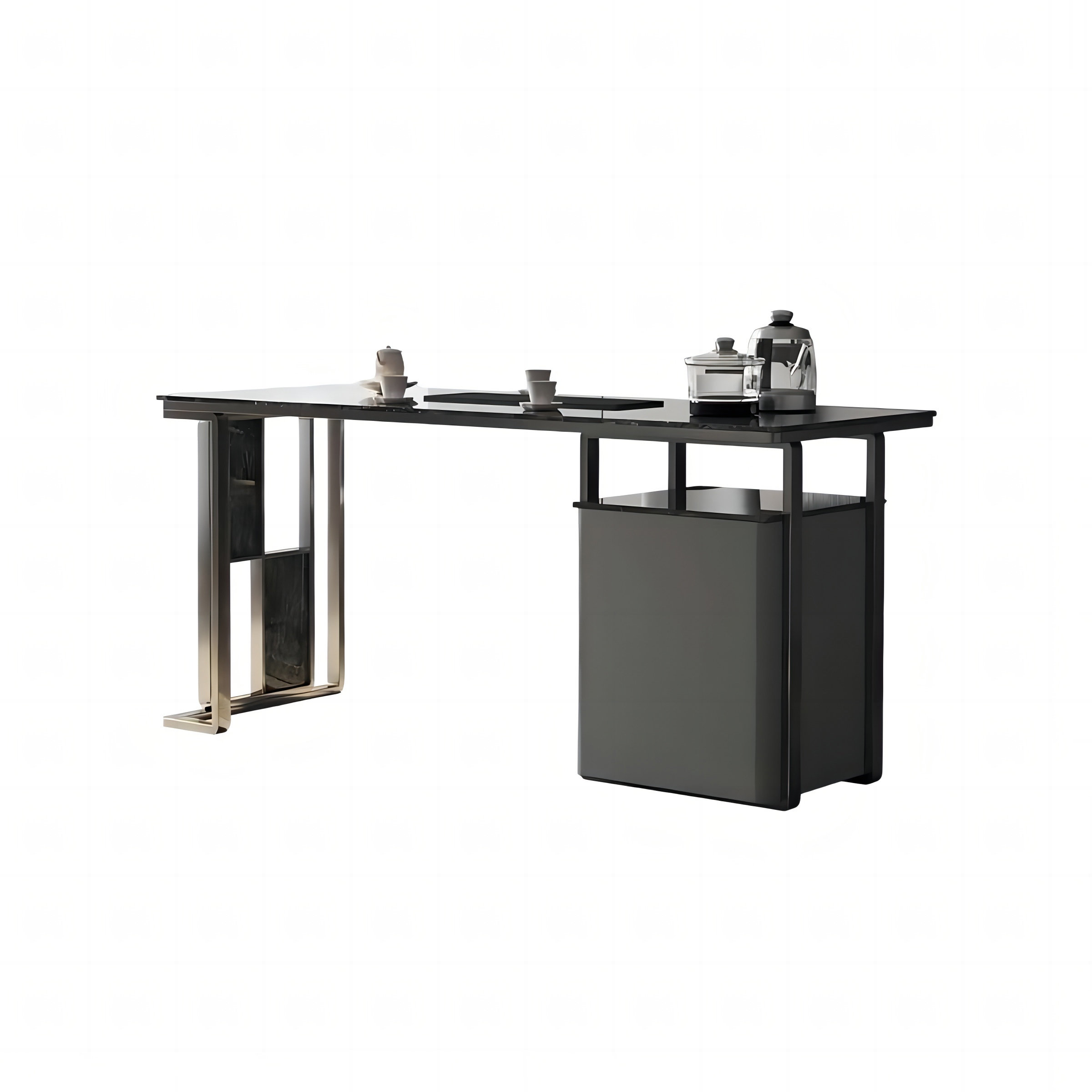 DECADANZ Rectangle Sintered Stone Credenza Tea Desk - Wayfair Canada