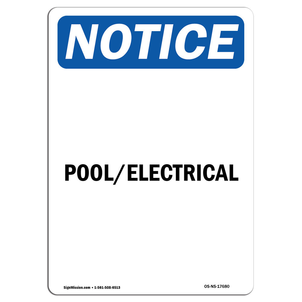 SignMission Pool Electrical Sign | Wayfair