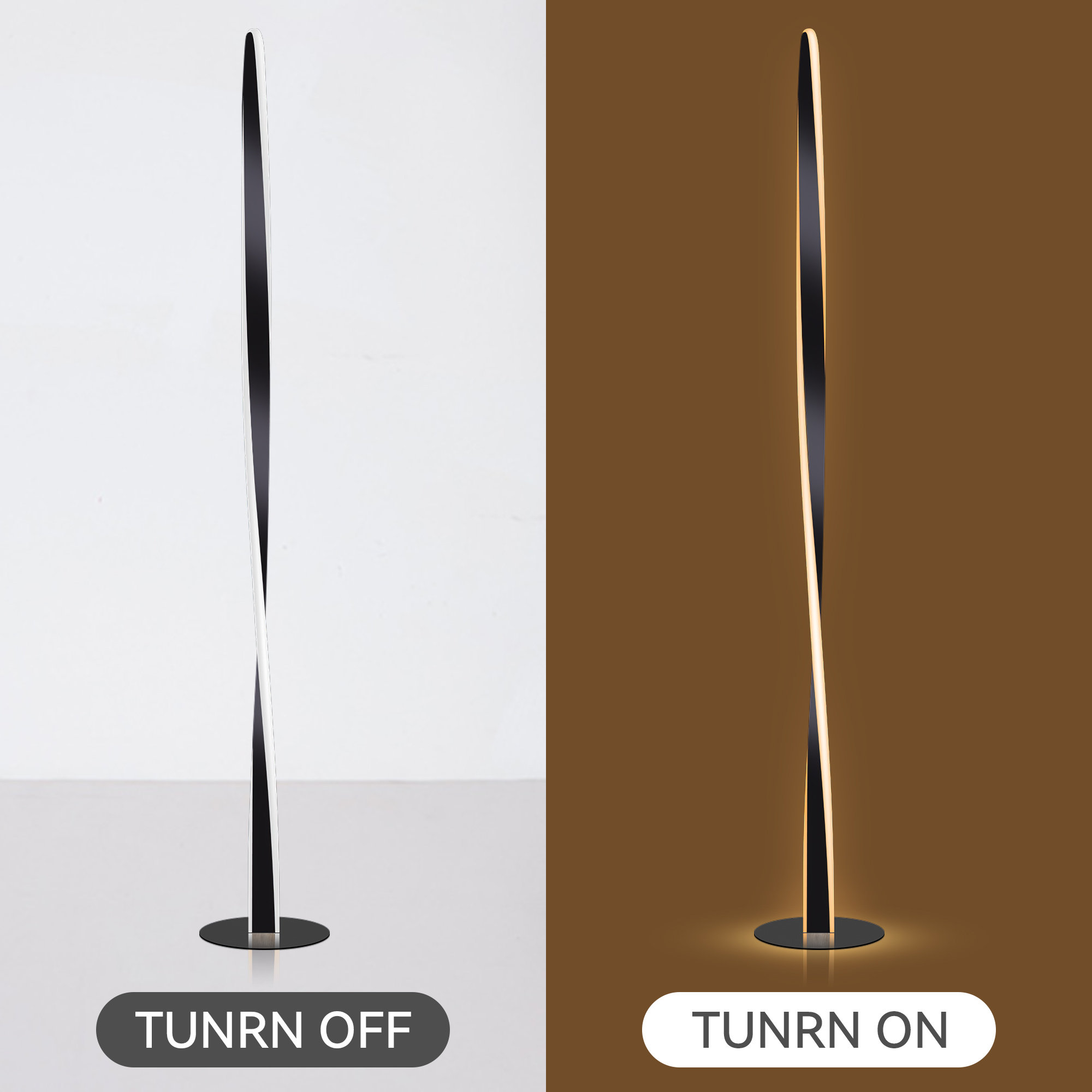 Wrought Studio™ Hadis 51" LED Noverty Floor Lamp & Reviews | Wayfair