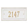 Whitehall Products Gardengate Personalized Grande 1-Line Wall Address ...