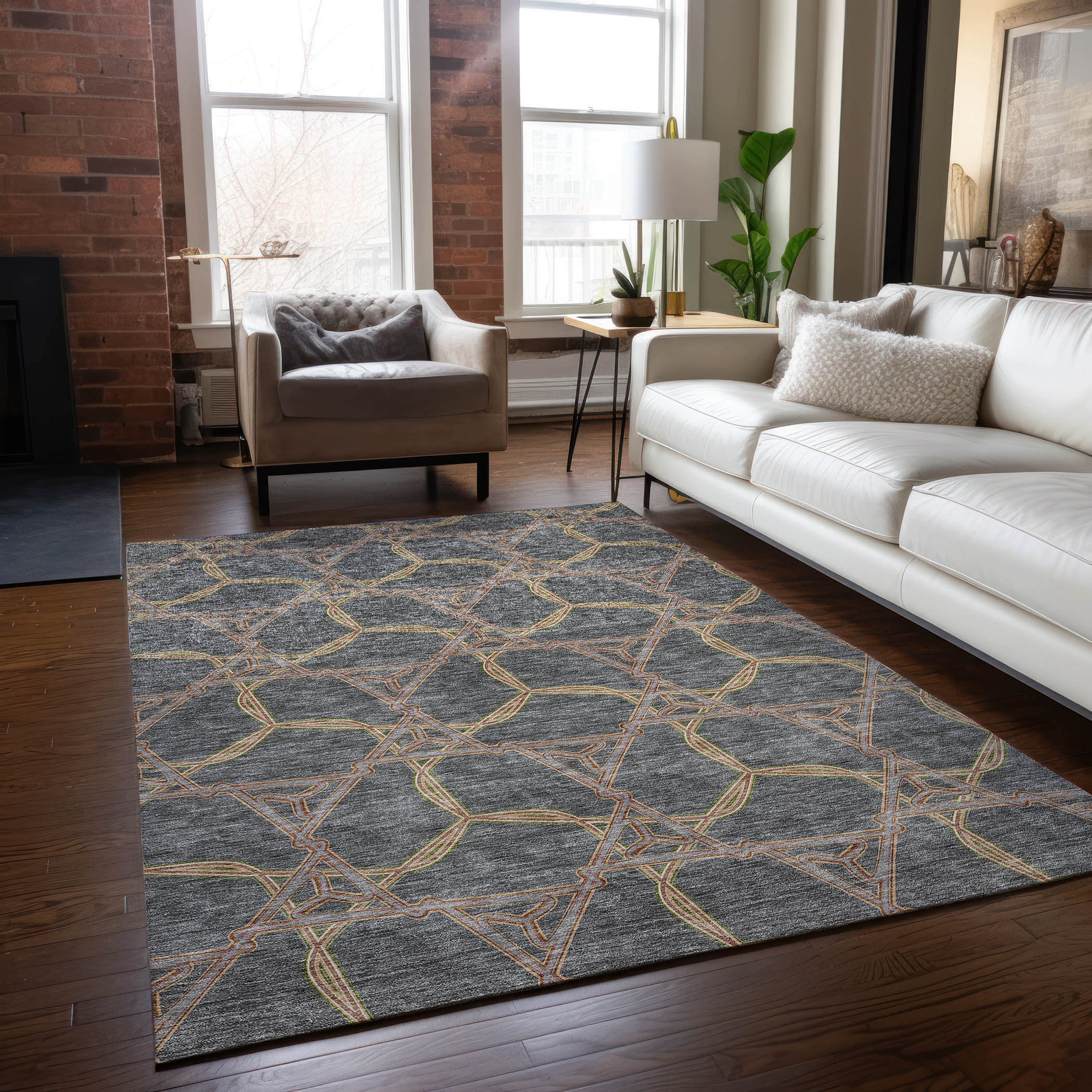 Wade Logan® Chayden Area Rug with Non-Slip Backing | Wayfair