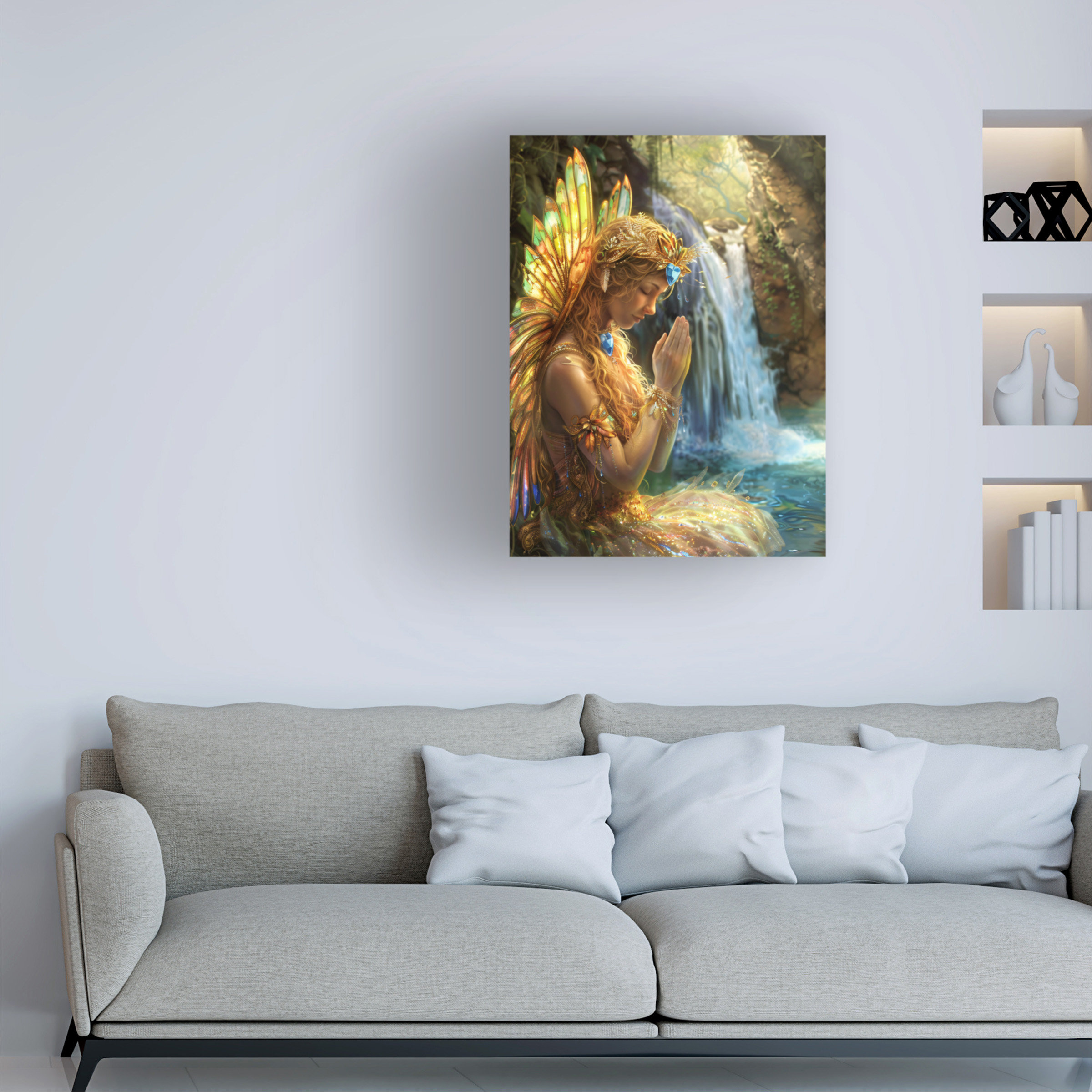Trademark Fine Art Mikey Bergman Water Prayer Canvas Art | Wayfair