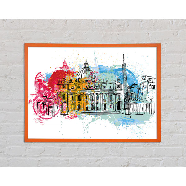 Ophelia & Co. Glynnis St Peters Bacilica Splash - Single Picture Frame ...