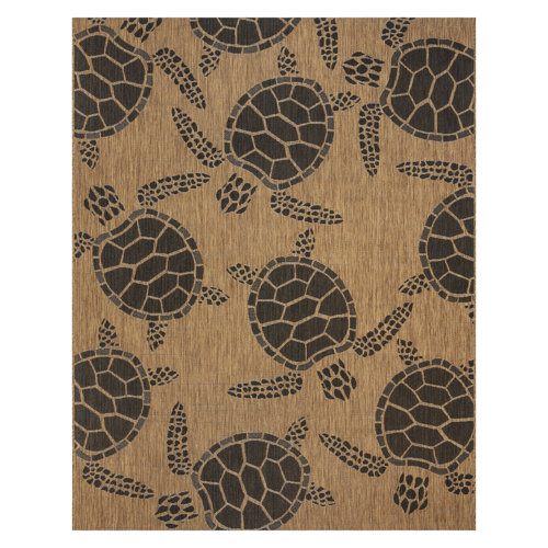 Gertmenian Paseo Tortue Sea Turtle Chestnut Brown Black Polypropylene ...