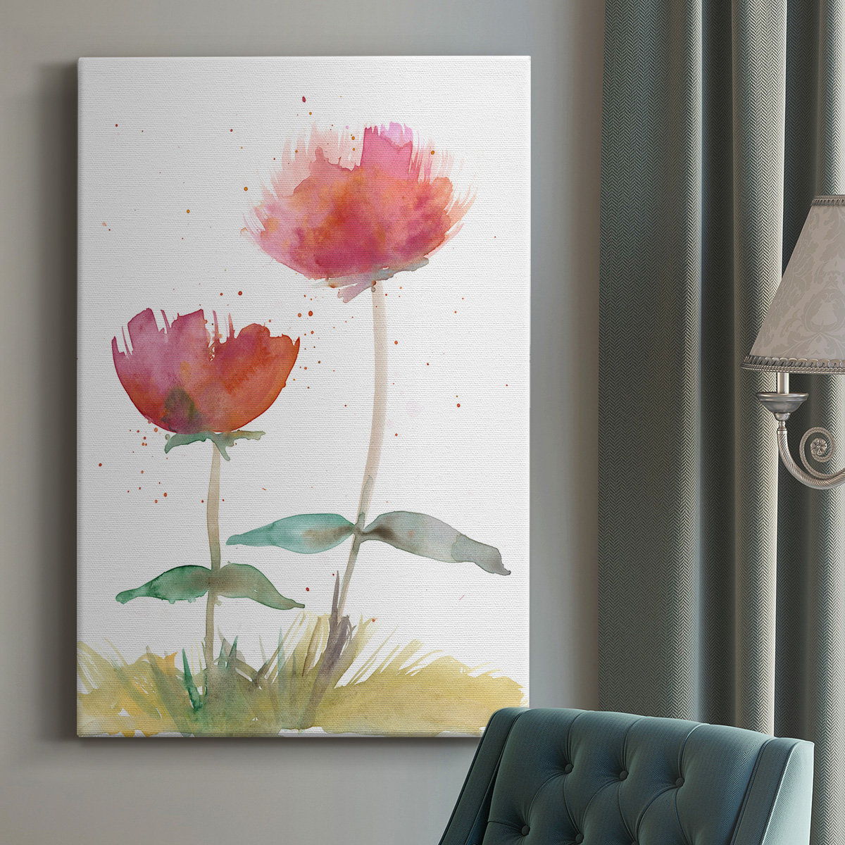 Red Barrel Studio Pink Fleurs II Pink Fleurs II - Print - Wayfair Canada