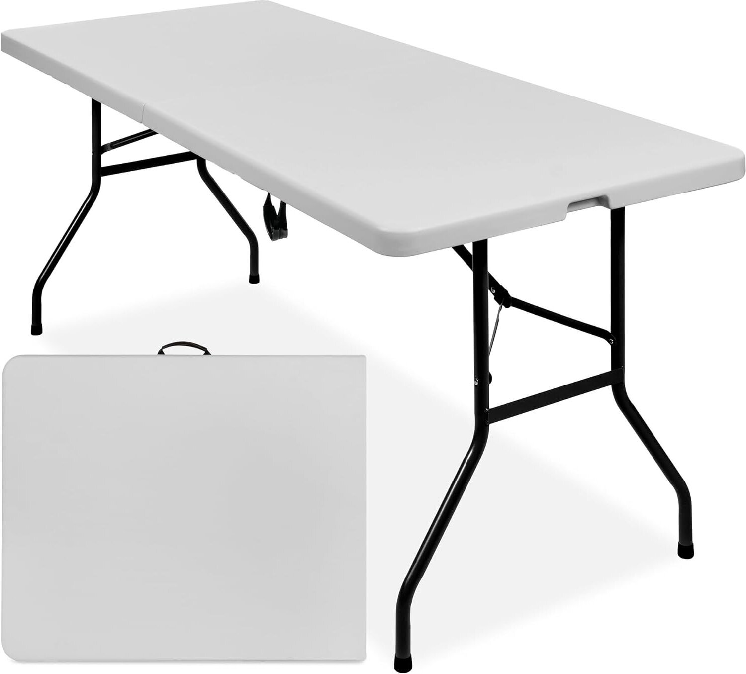 TWOTFUL 6ft Plastic Folding Table | Wayfair