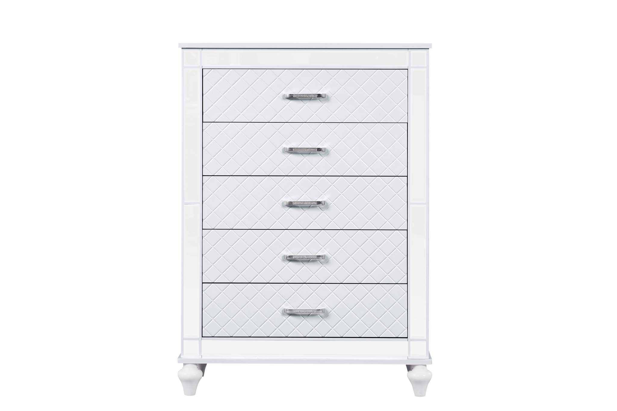 Rosdorf Park Elegant Silver Champagne Chest with Spacious Drawers for ...