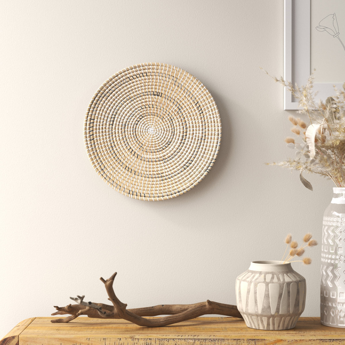 Joss & Main Takara Seagrass Plate Wall Decor & Reviews | Wayfair