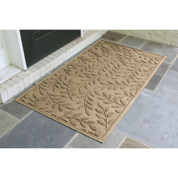 Matterly Waterhog Brittney Leaf Indoor Outdoor Door Mat & Reviews | Wayfair