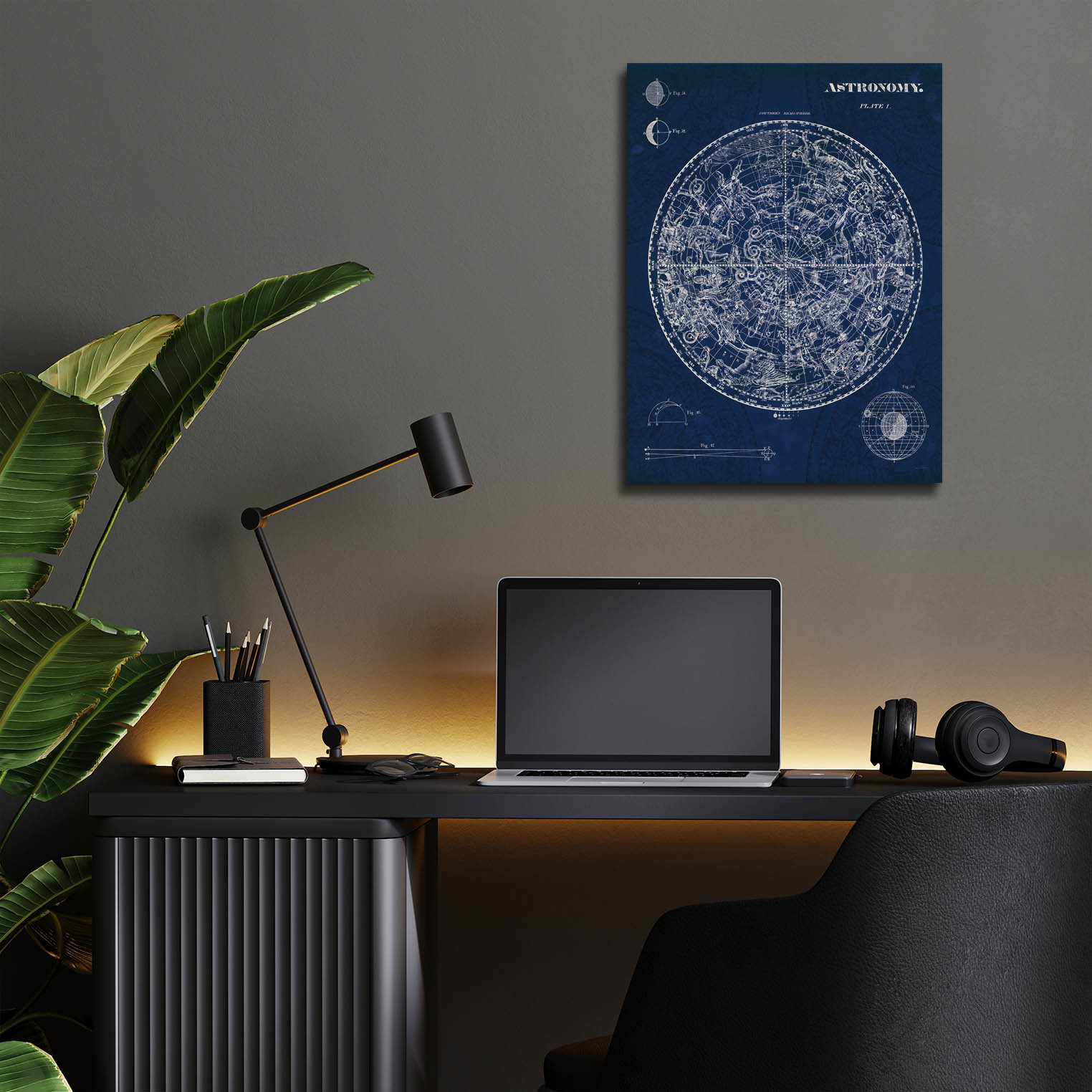 Bungalow Rose 'Celestial Blueprint V2' by Sue Schlabach Acrylic Glass ...