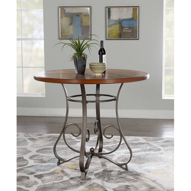 Winston Porter Jefferson 3 Piece 36" Round Pub Table Dining Set ...