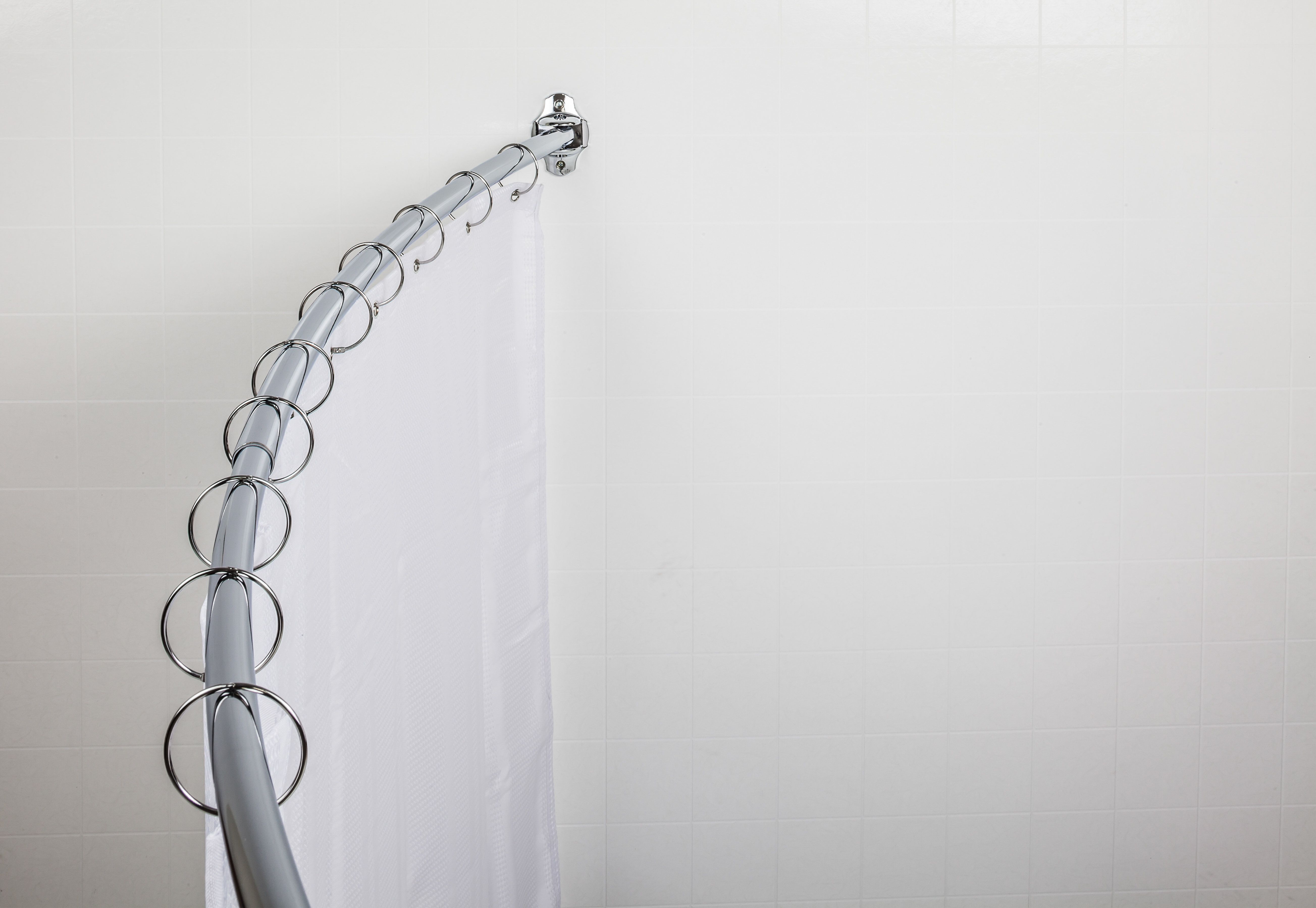 Elements by Hardware Resources 72" Adjustable Curved Fixed Shower ...