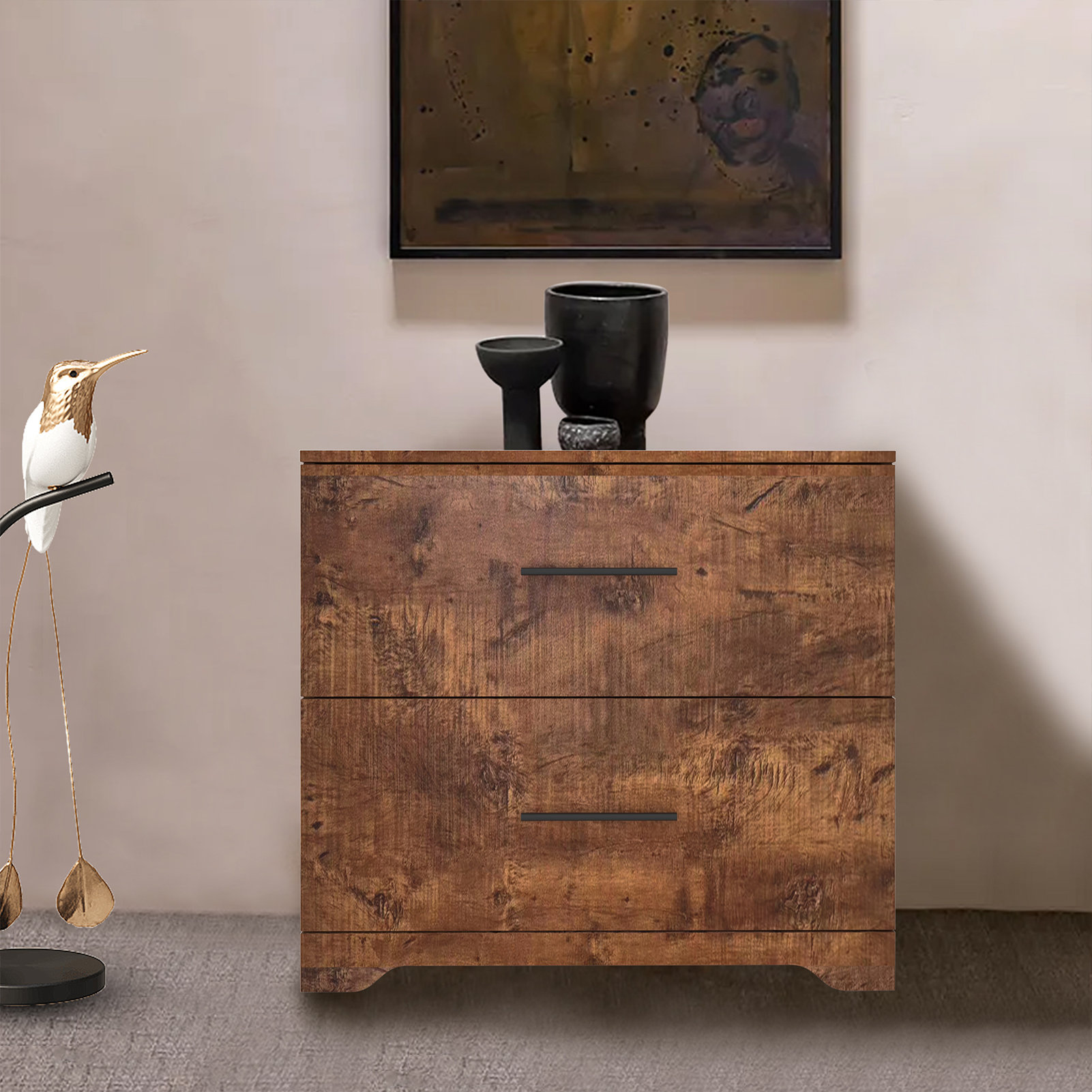 Loon Peak® 2-Drawer Lateral Filing Cabinet,Document Cabinet,Storage ...