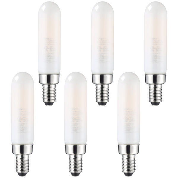 TORCHSTAR 4.5W T6 LED Bulb Dimmable Frosted Glass E12/Candelabra Base ...