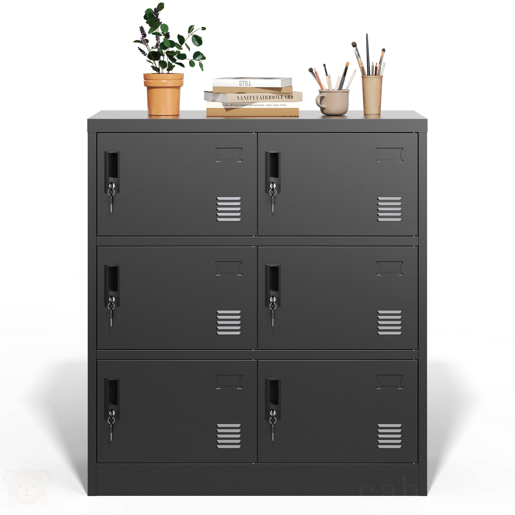17 Stories 6-Door Employee Storage Locker | Wayfair