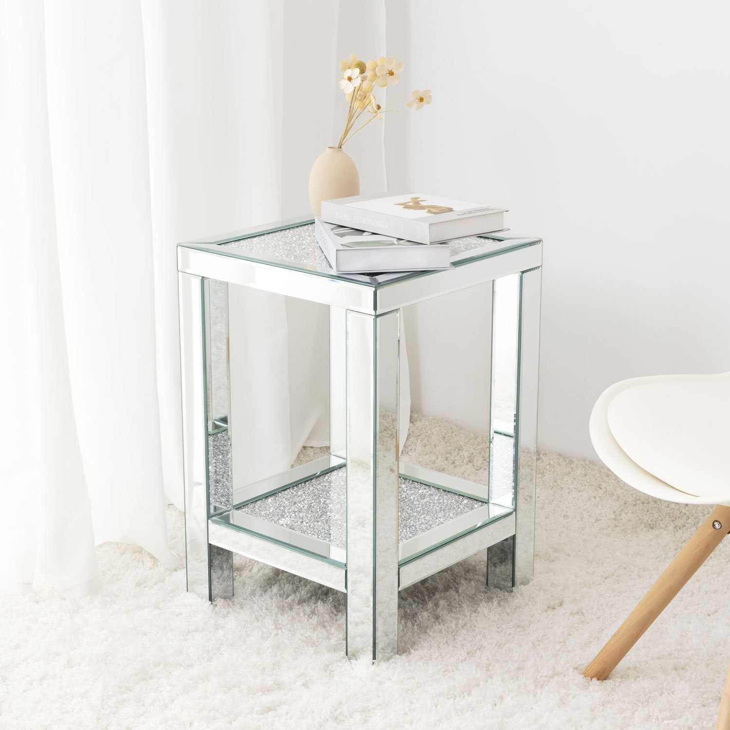 Mercer41 Luite Nightstand in White | Wayfair