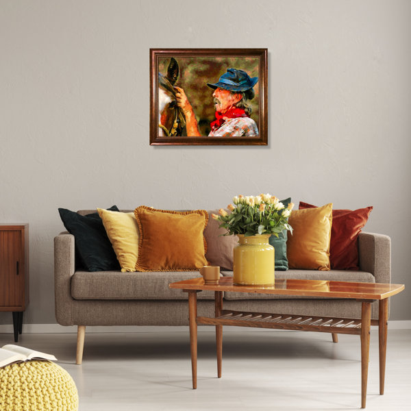 Canora Grey The Cowboy Framed On Canvas by Celito Medeiros Painting ...