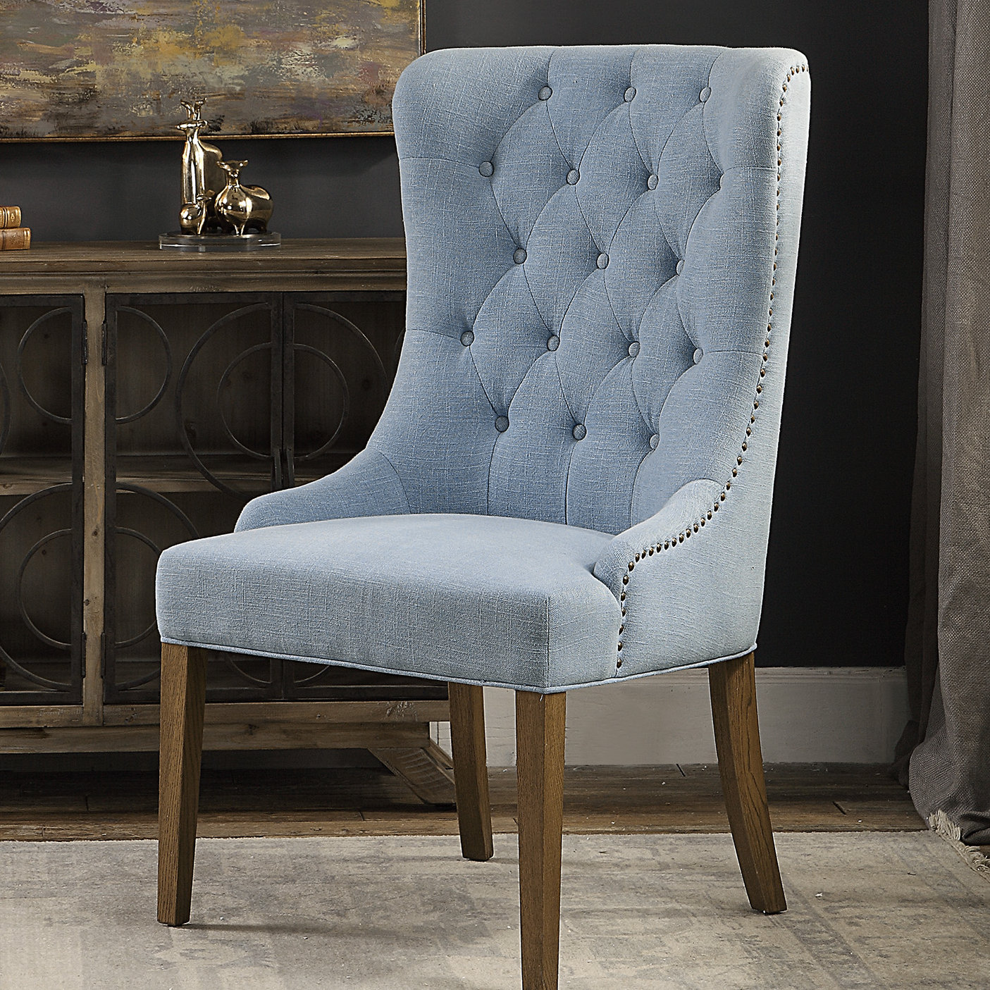 Darby Home Co Dorado 26" Wide Tufted Wingback Chair | Wayfair