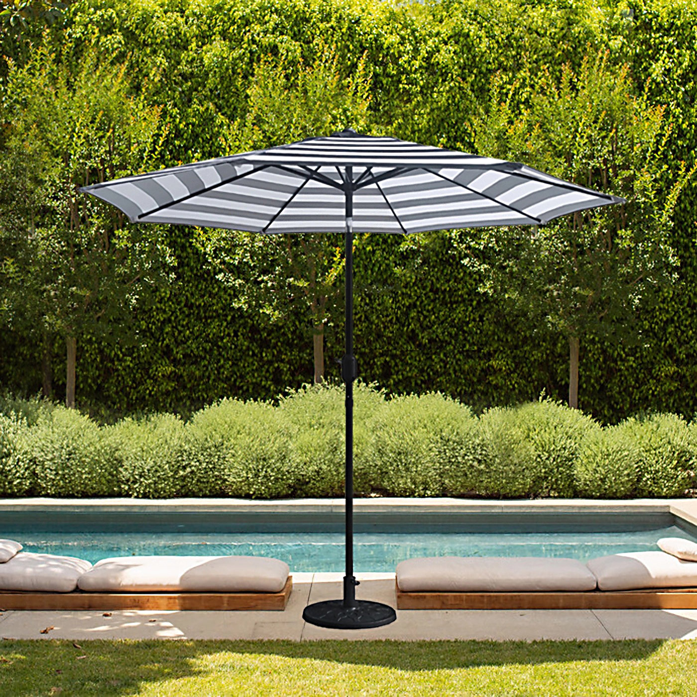 Arlmont & Co. Nejka 8' 9" Market Umbrella - Wayfair Canada