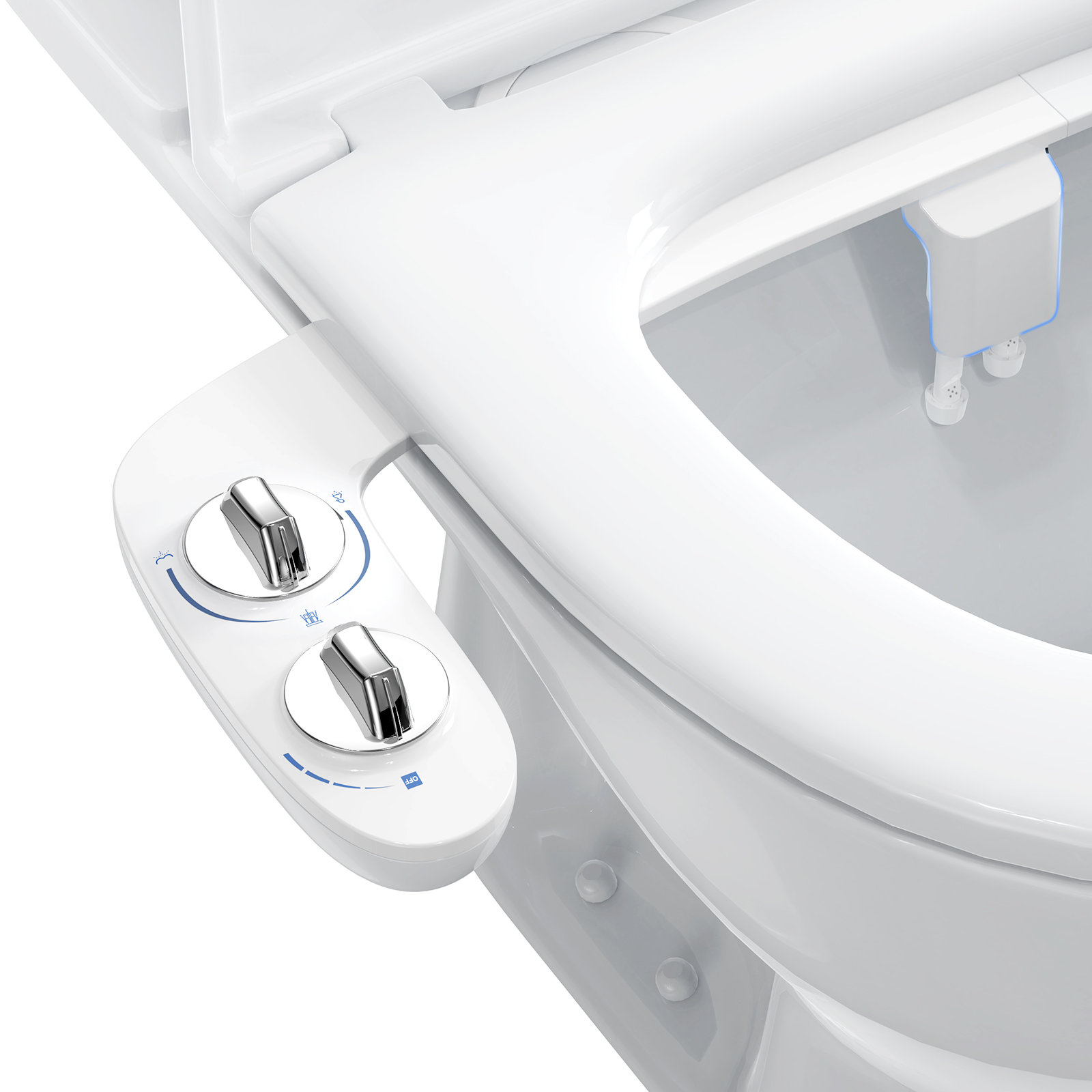 AngelMia Bidet Attachment and Bidet Sprayer with Portable Rinsing ...
