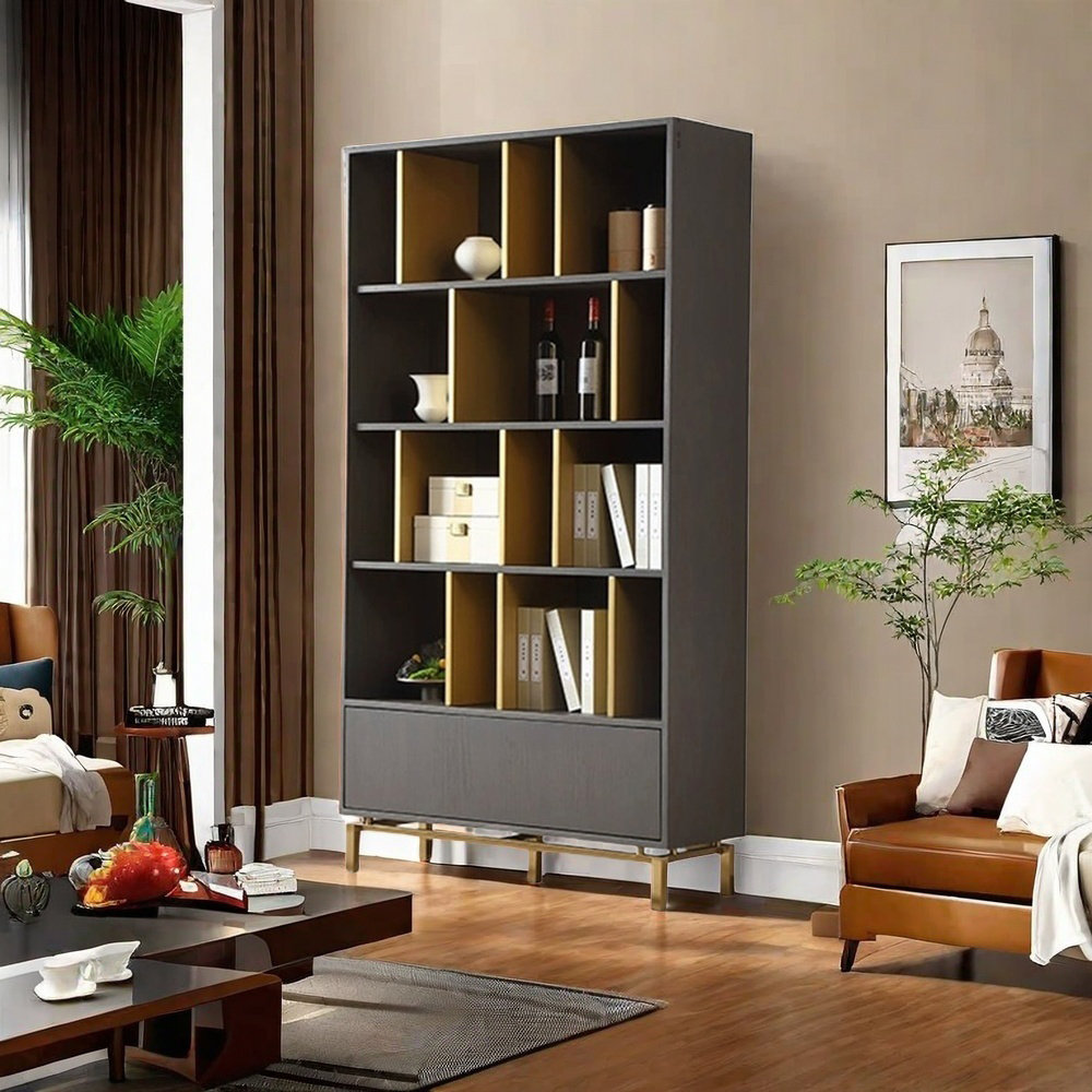 Parttlion Modern light luxury bookcase - Wayfair Canada